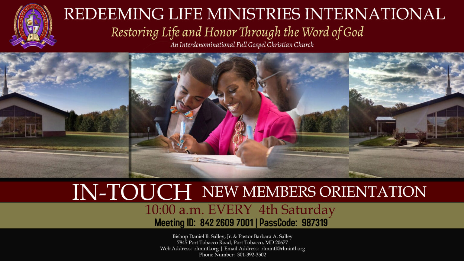 New Members Orientation – Redeeming Life Ministries International