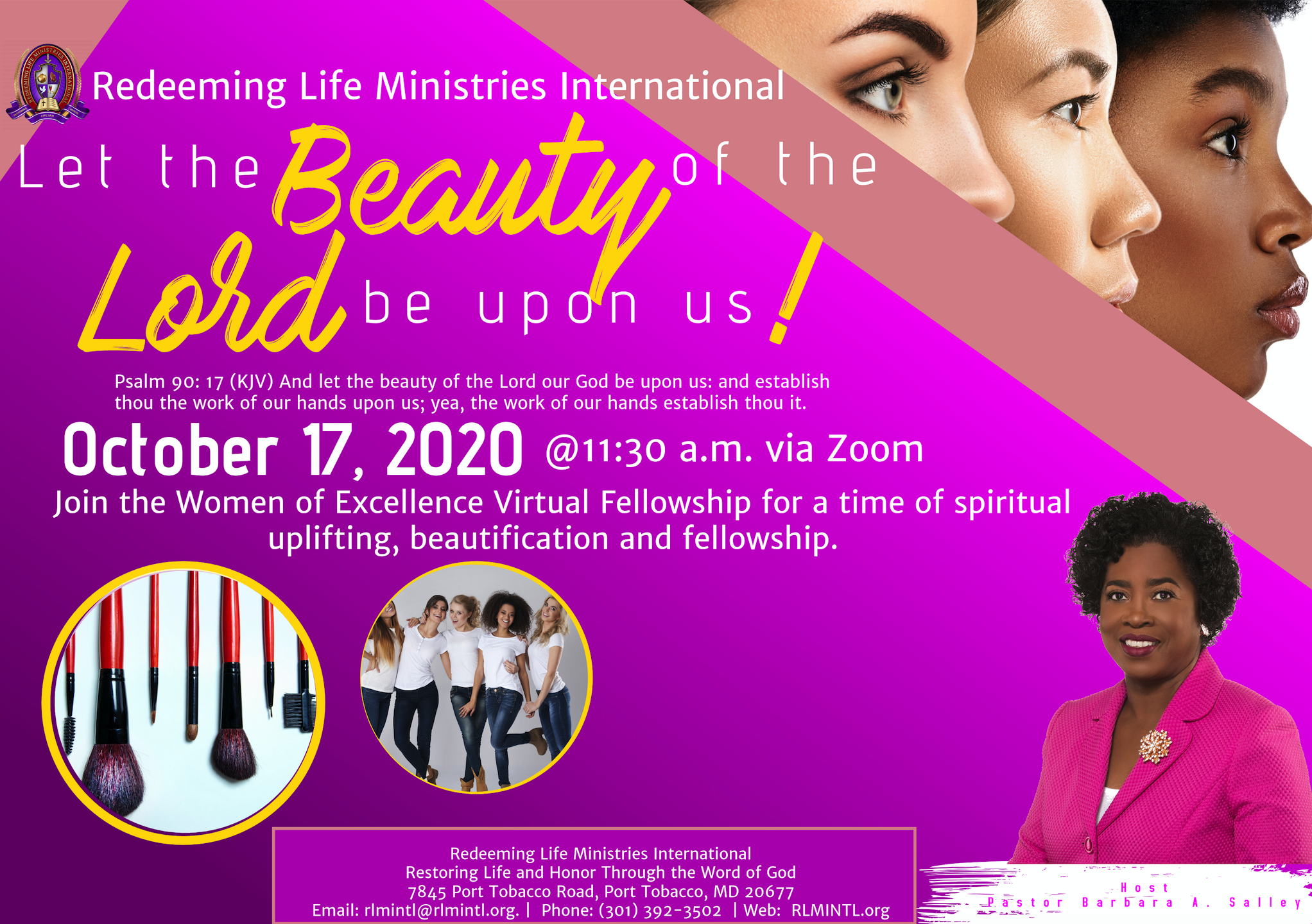 Women of Excellence T-Shirt and Pearls – Redeeming Life Ministries ...