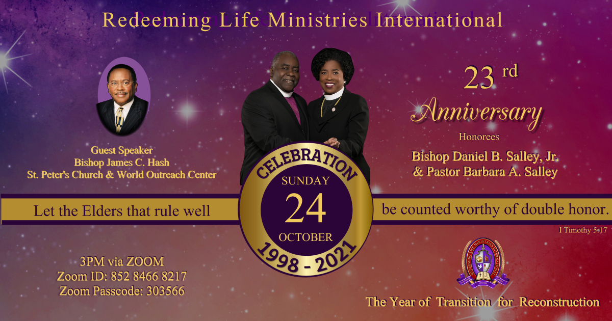 23rd Pastoral Anniversary Service – Redeeming Life Ministries International